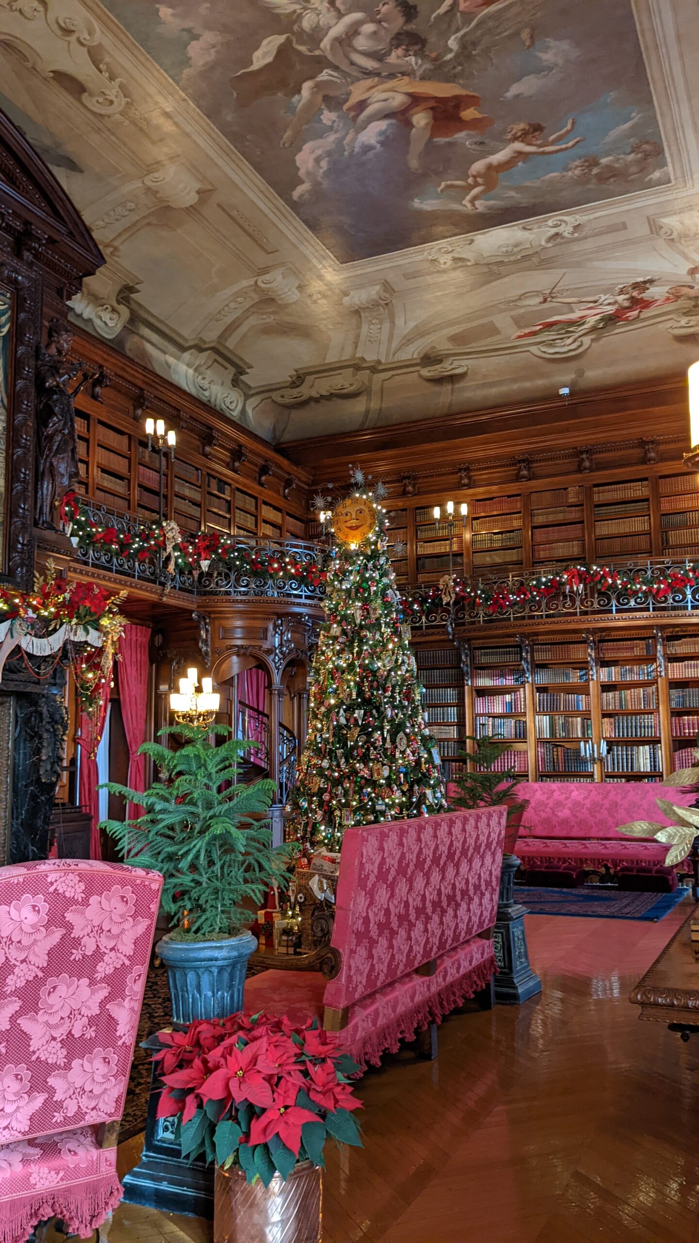 Biltmore House Library LW George Vanderbilt's Library Biltmore Estate